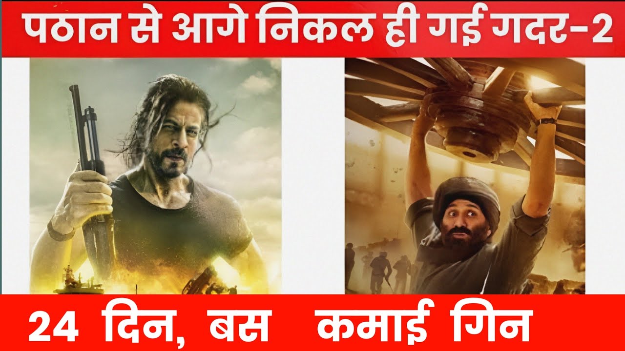 Gadar 2 Box Office Collection |Gadar 2 Vs Pathan 24Th Day Celebration ...