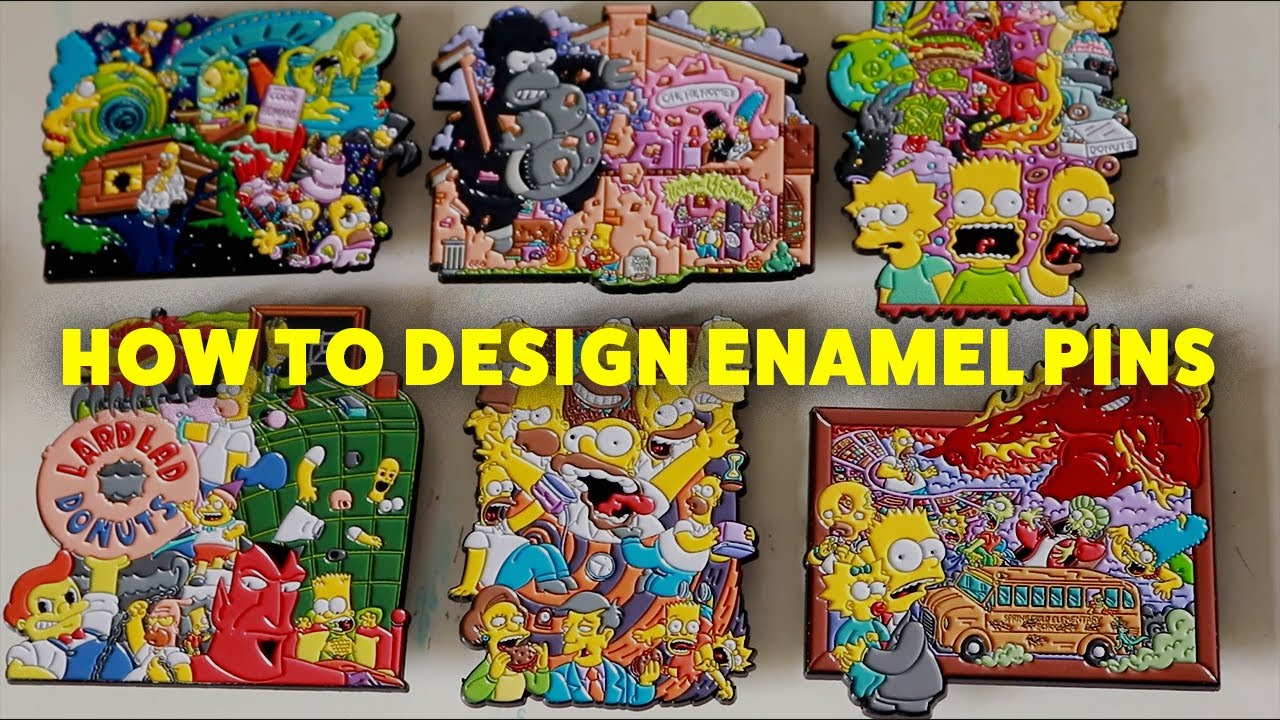 How To Design Enamel Pins - YouTube