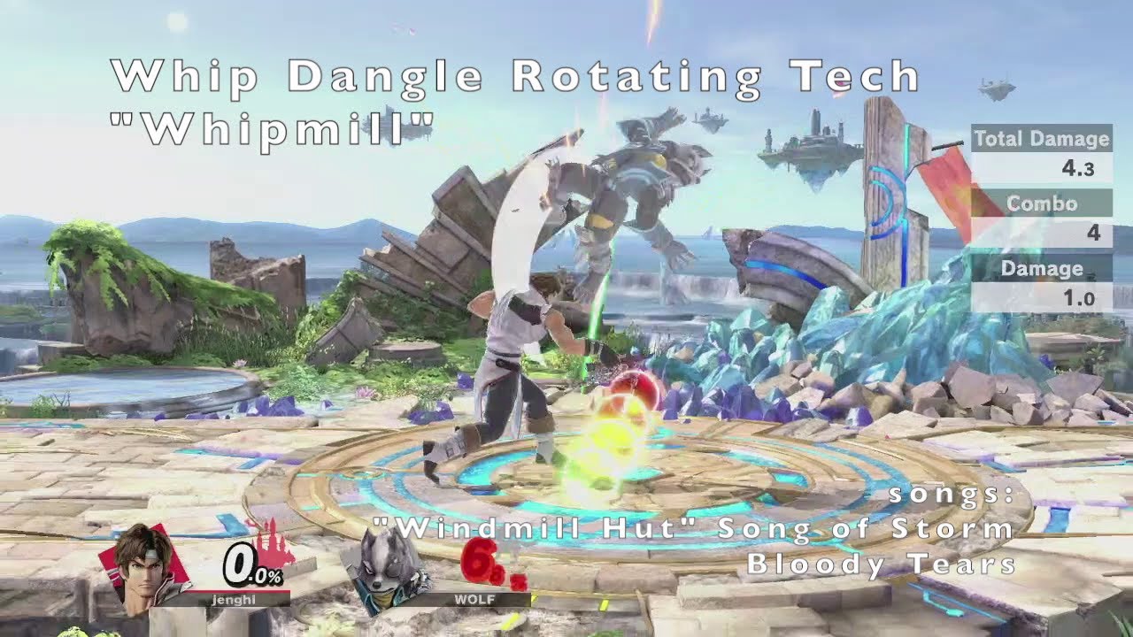 Whip Dangle Rotating Tech "Whipmill" - YouTube