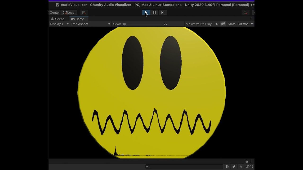 Smiley Audio Visualizer Milestone1 - YouTube