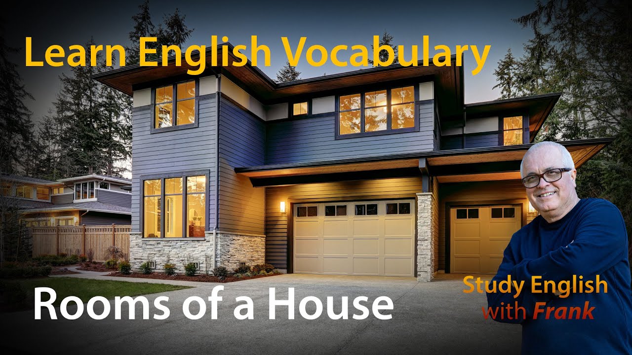 Learn English Vocabulary - Rooms of a House - YouTube