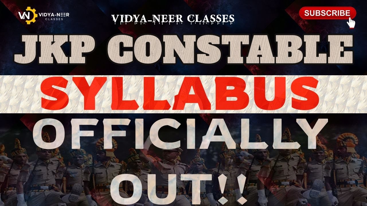 𝗝𝗞𝗣-𝗖𝗢𝗡𝗦𝗧𝗔𝗕𝗟𝗘 𝗢𝗙𝗙𝗜𝗖𝗜𝗔𝗟 𝗦𝗬𝗟𝗟𝗔𝗕𝗨𝗦 𝗔𝗡𝗡𝗢𝗨𝗡𝗖𝗘𝗗#vidyaneerclasses#𝗷𝗸𝗽𝘀𝗶# ...