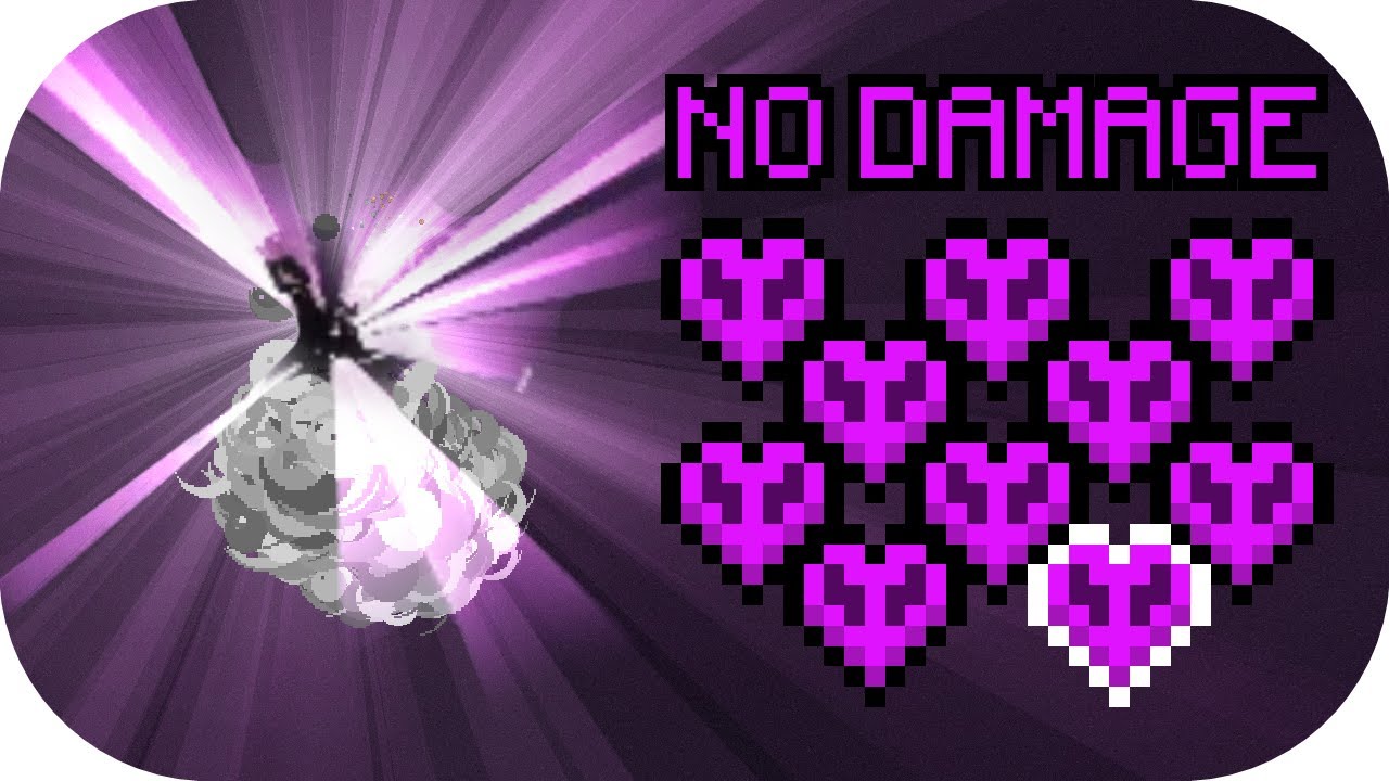 I beat Minecraft without taking hits... [NO SHIELD] - YouTube
