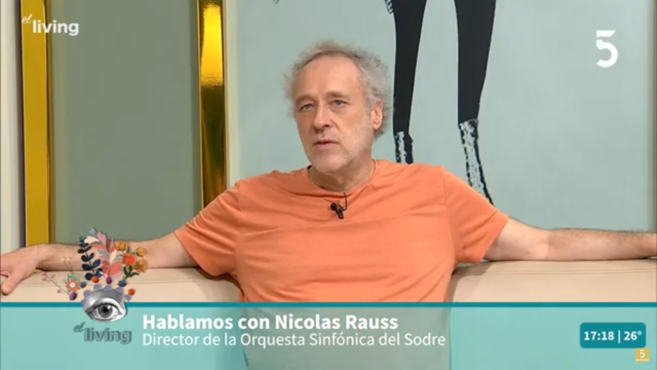 Nicolás Rauss - Director de la Orquesta Sinfónica del Sodre | El Living ...