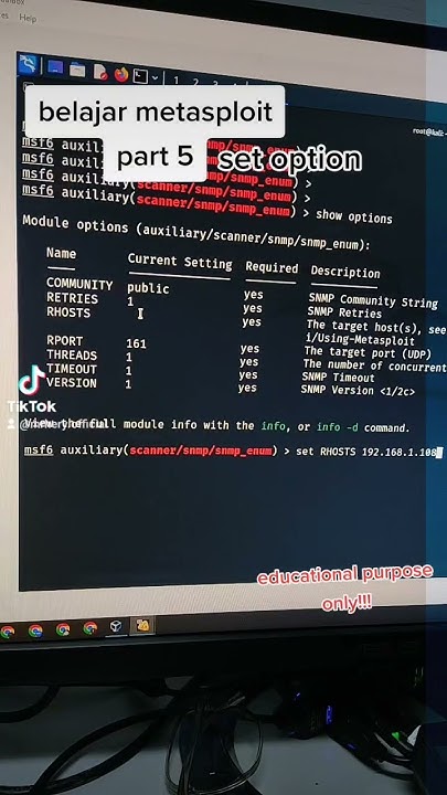 belajar metasploit part 5 - YouTube