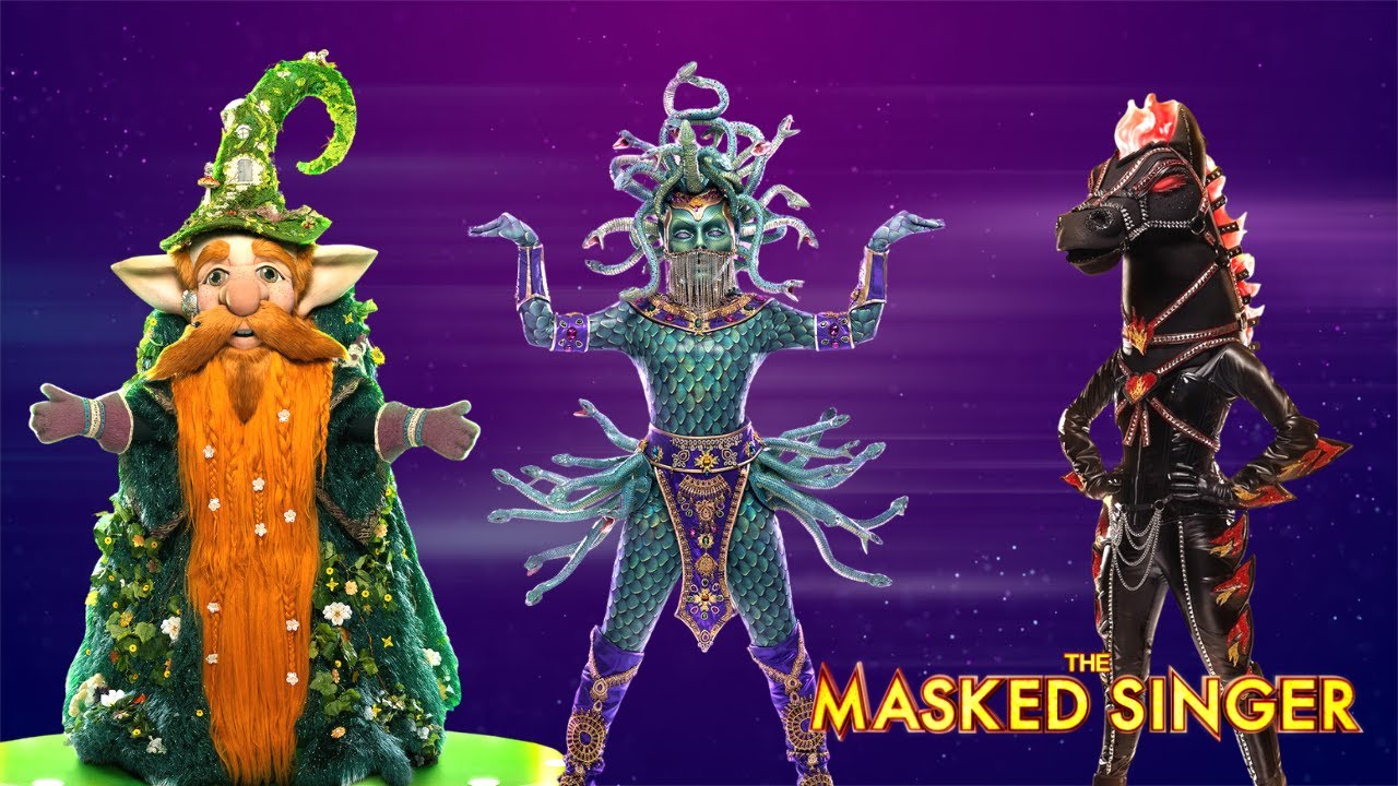 Gnome and Medusa Costumes REVEALED - Masked Singer season 9 - YouTube