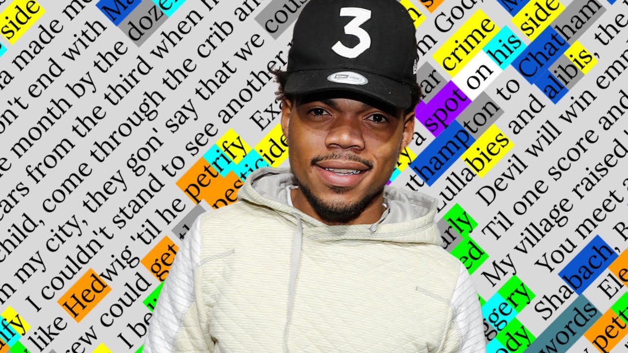 Chance the Rapper, How Great | Rhyme Scheme Highlighted - YouTube