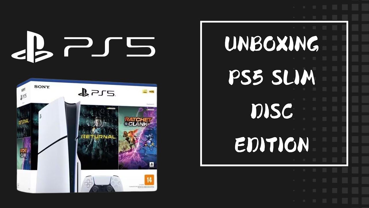 UNBOXING PS5 | SLIM EDITION | DISC | - YouTube