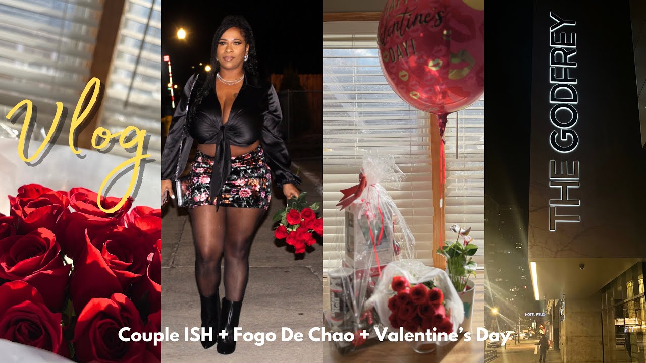 V Day VLOG | Making my Valentine's Day fit + Spent the night out + Fogo ...