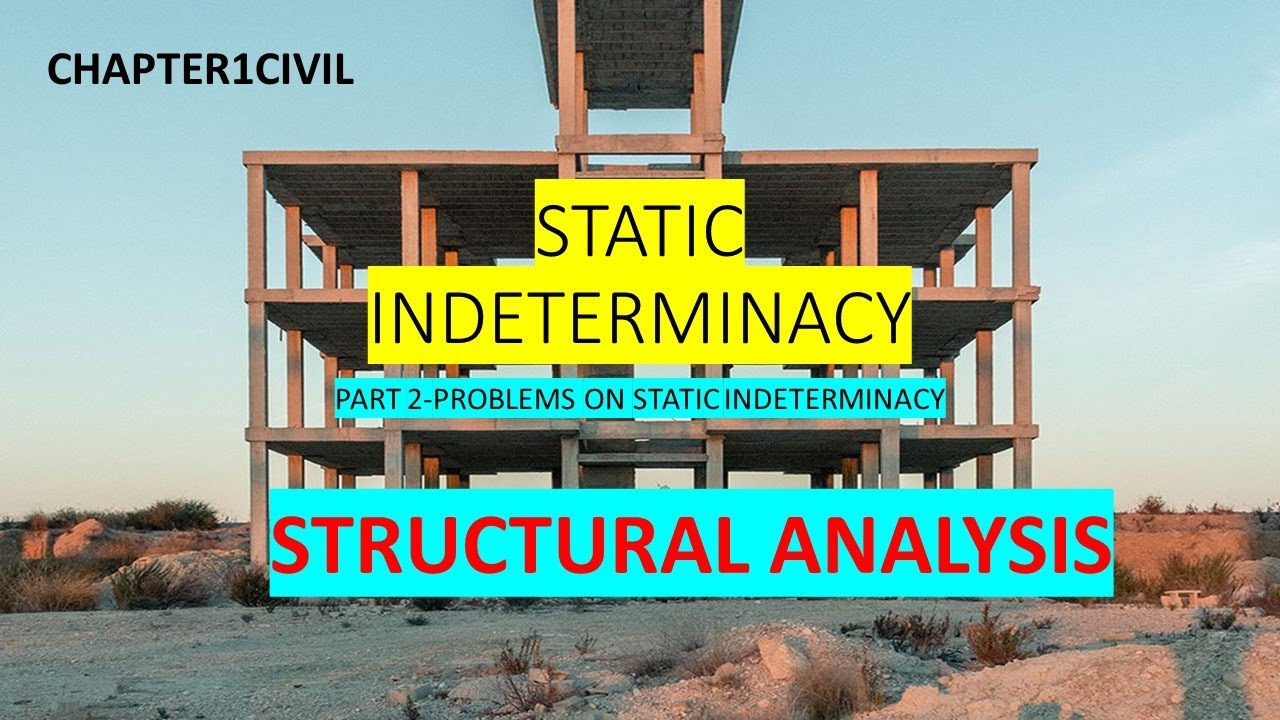 STATIC INDETERMINACY PART 2 NUMERICALS STRUCTURAL ANALYSIS static-indeterminacy-part-2-numericals-structural-analysis