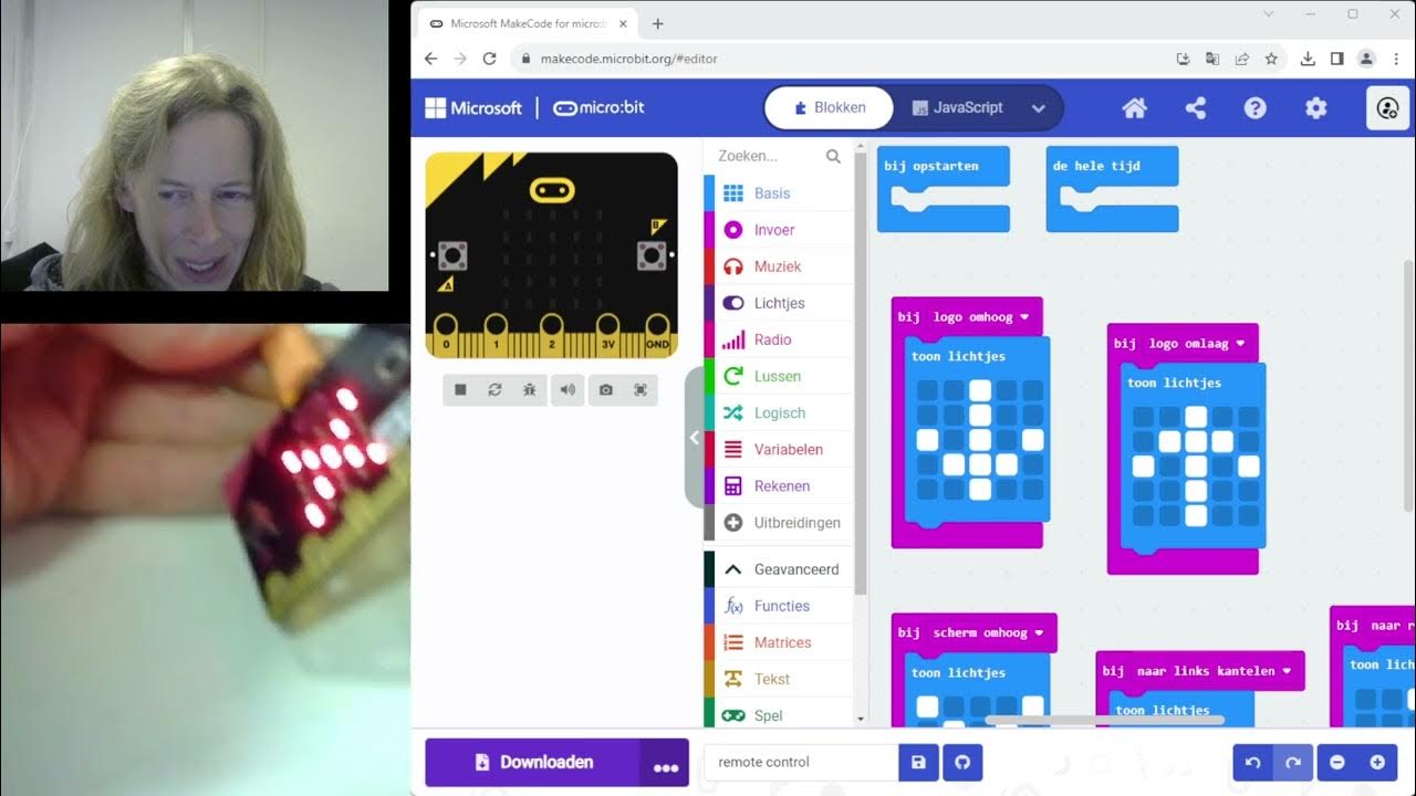 Microbit Remote Control Car - afstandsbediening maken - zender en ontvanger - YouTube