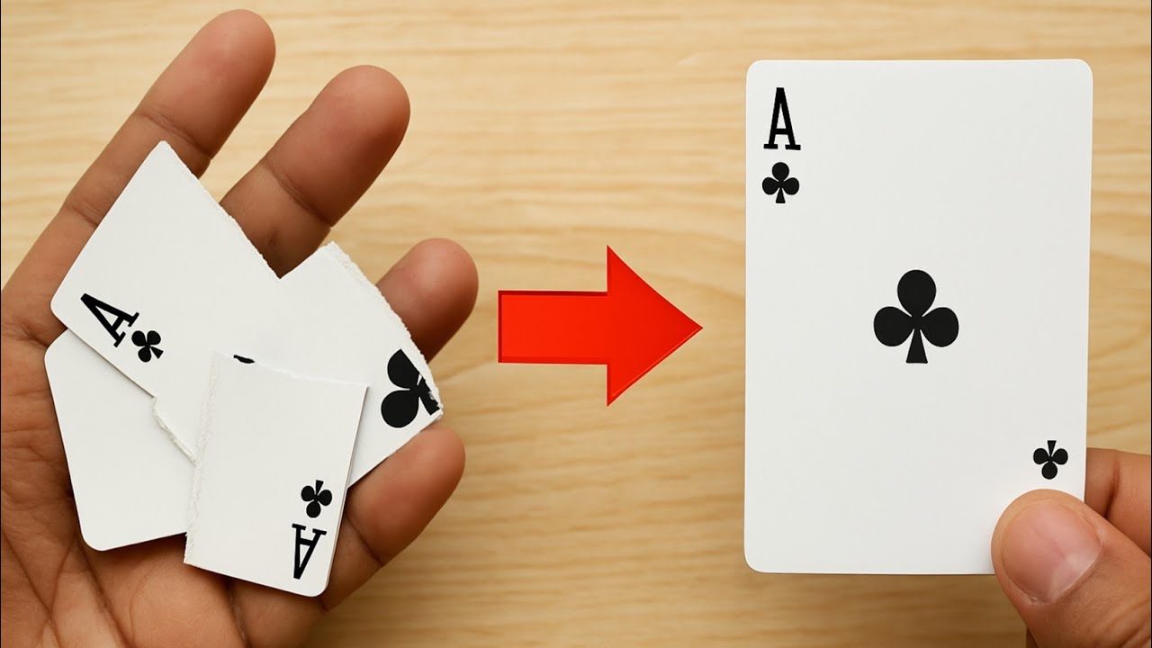 How To Invisible Cards Magic Tricks ? - YouTube