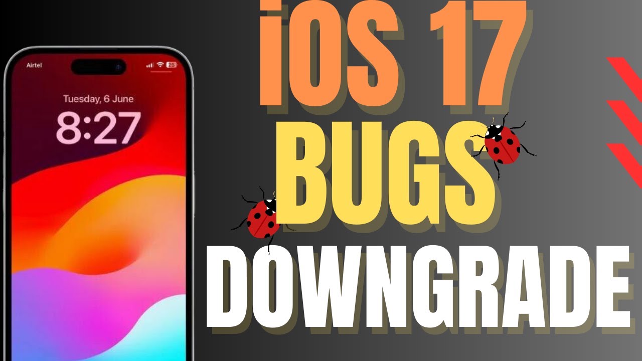 How to Fix iOS 17 Bugs & Problems|Downgrade iOS 17 to iOS 16 [Full ...
