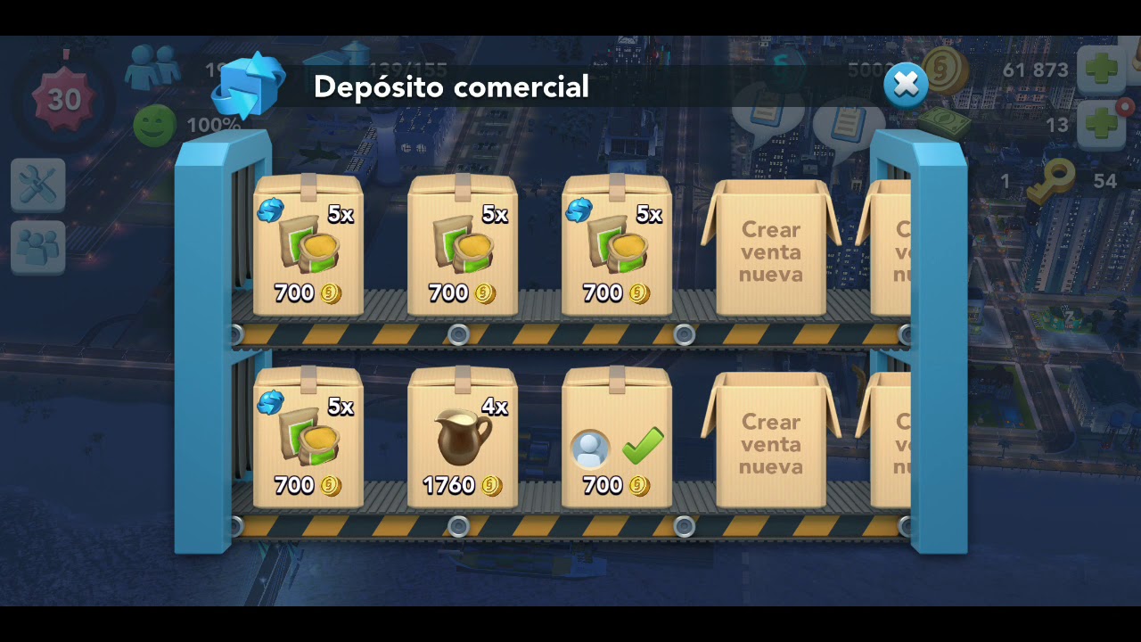 #34 - 🏙️Apertura del NEOMERCADO nivel 30!!🥳🌍 - Simcity Buildit ...
