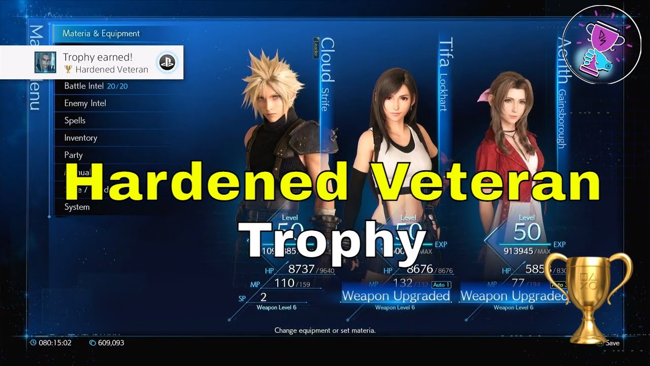 Final Fantasy VII | Hardened Veteran Trophy 🏆 (Spoilers!!!!) - YouTube