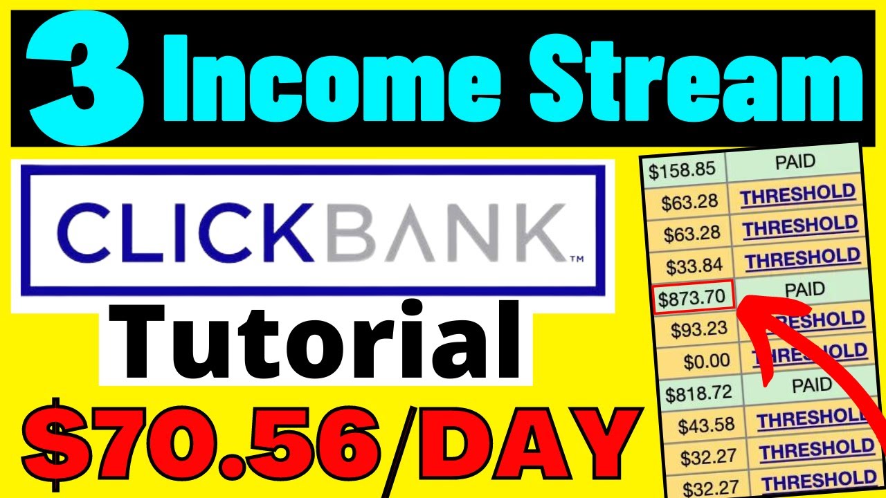 Free Clickbank Tutorial For Beginners 2021 - (3 Income Stream in 1 ...
