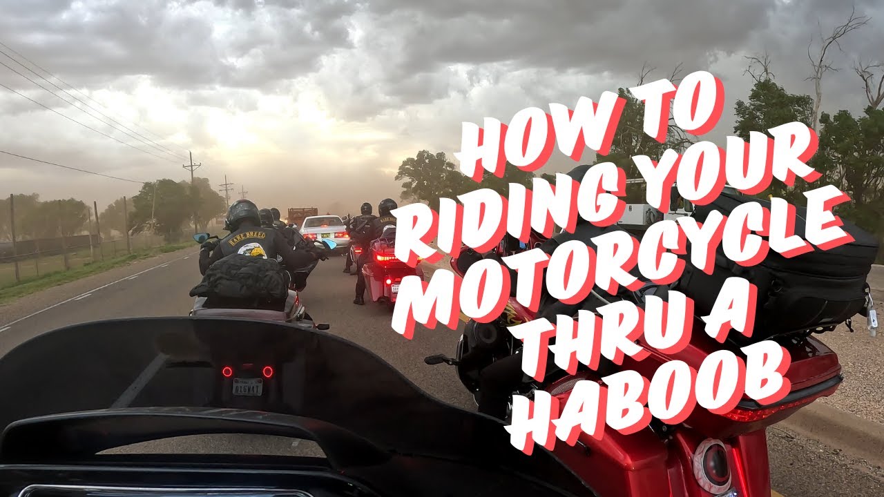CRAZY!!!!How to ride your motorcycle thru a HABOOB and triple digits # ...