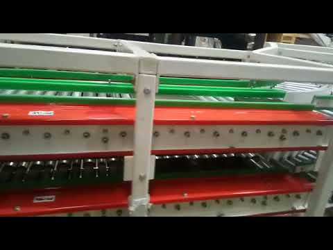 Power & Free Roller Double Decker Storage Conveyor Trials - YouTube
