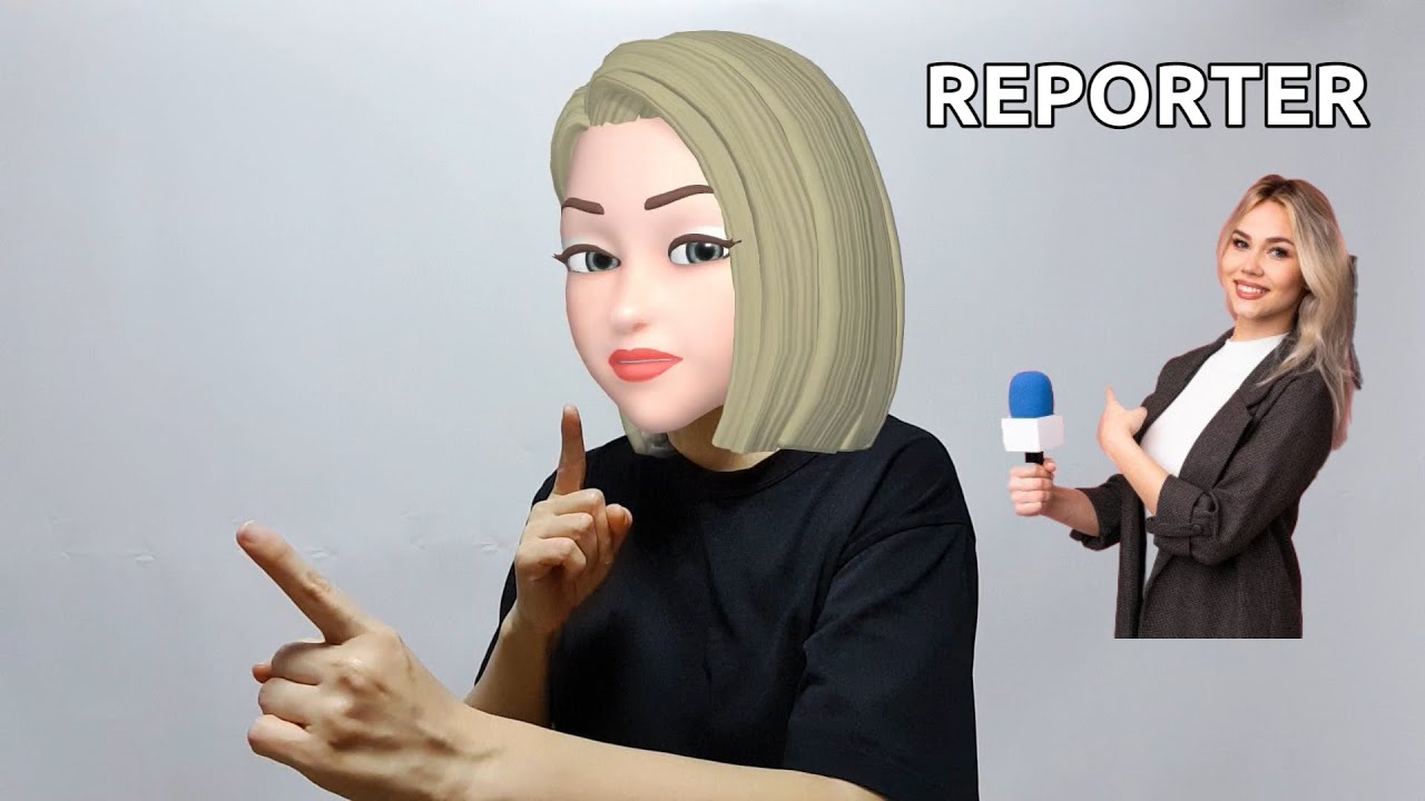 American Sign Language (ASL) Lesson: Reporter - YouTube