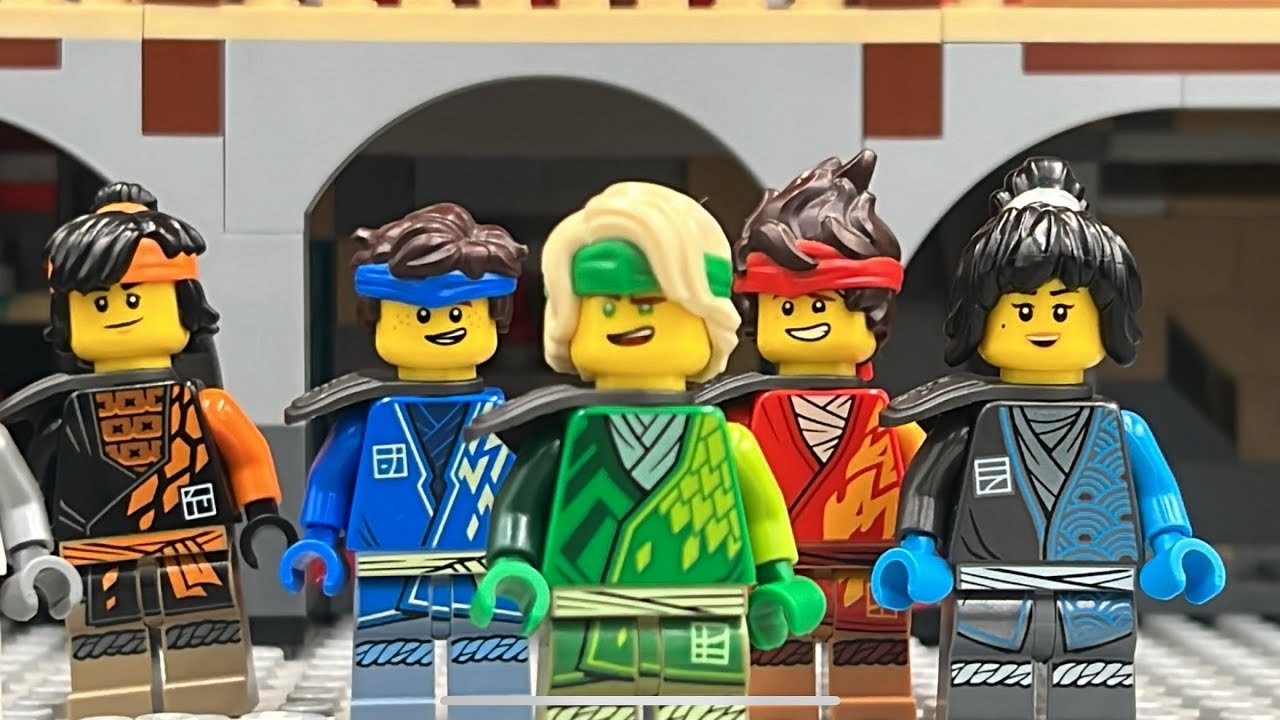The LEGO NINJAGO MOVIE GREEN SCENE RECREATION (not 1-1) - YouTube