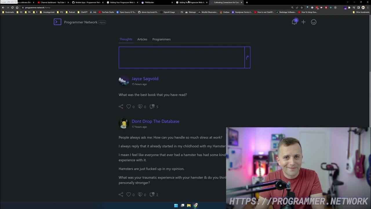 Building a Social Platform for Devs | React, Fastify, Postgres & Tailwind CSS | Live Coding with ...
