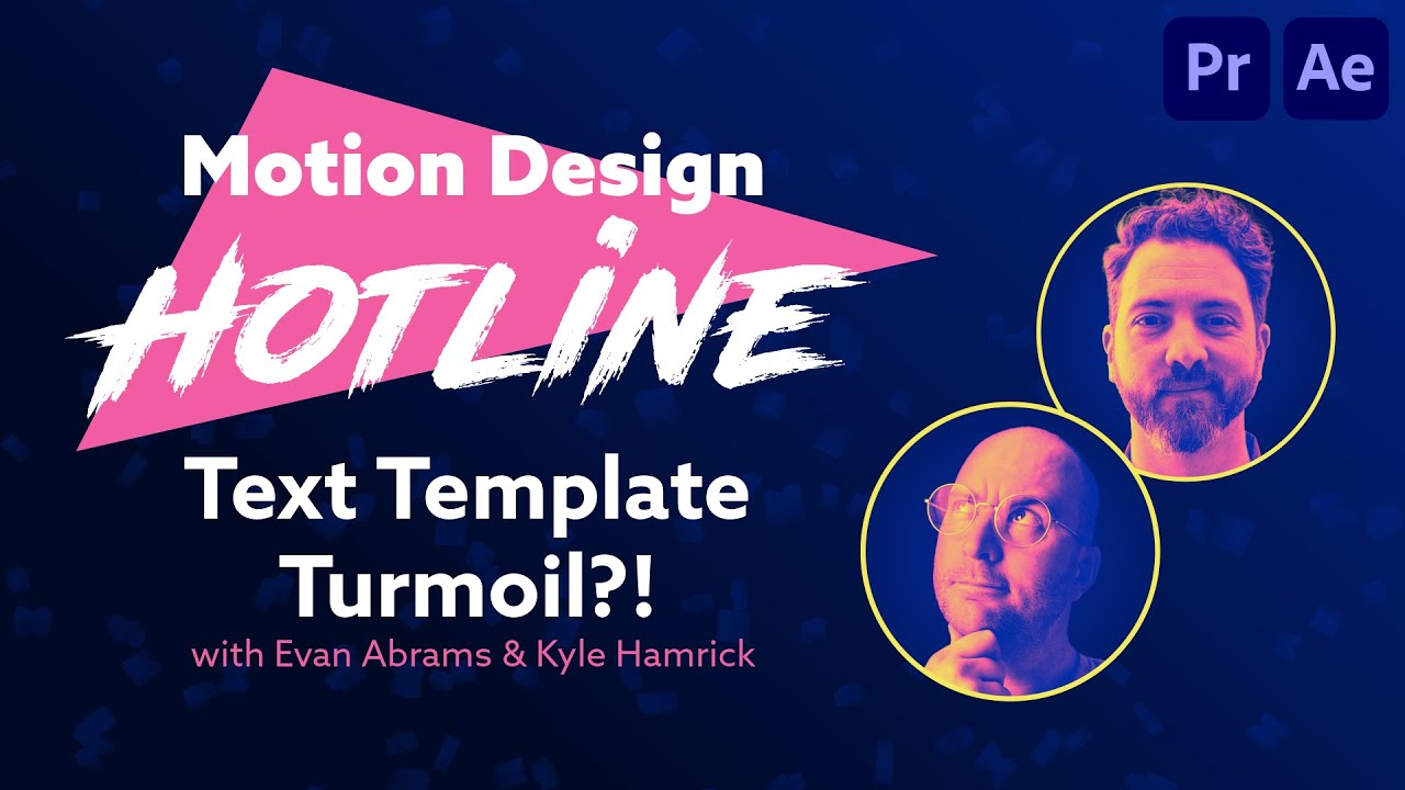 Text Template Turmoil | Motion Design Hotline - YouTube