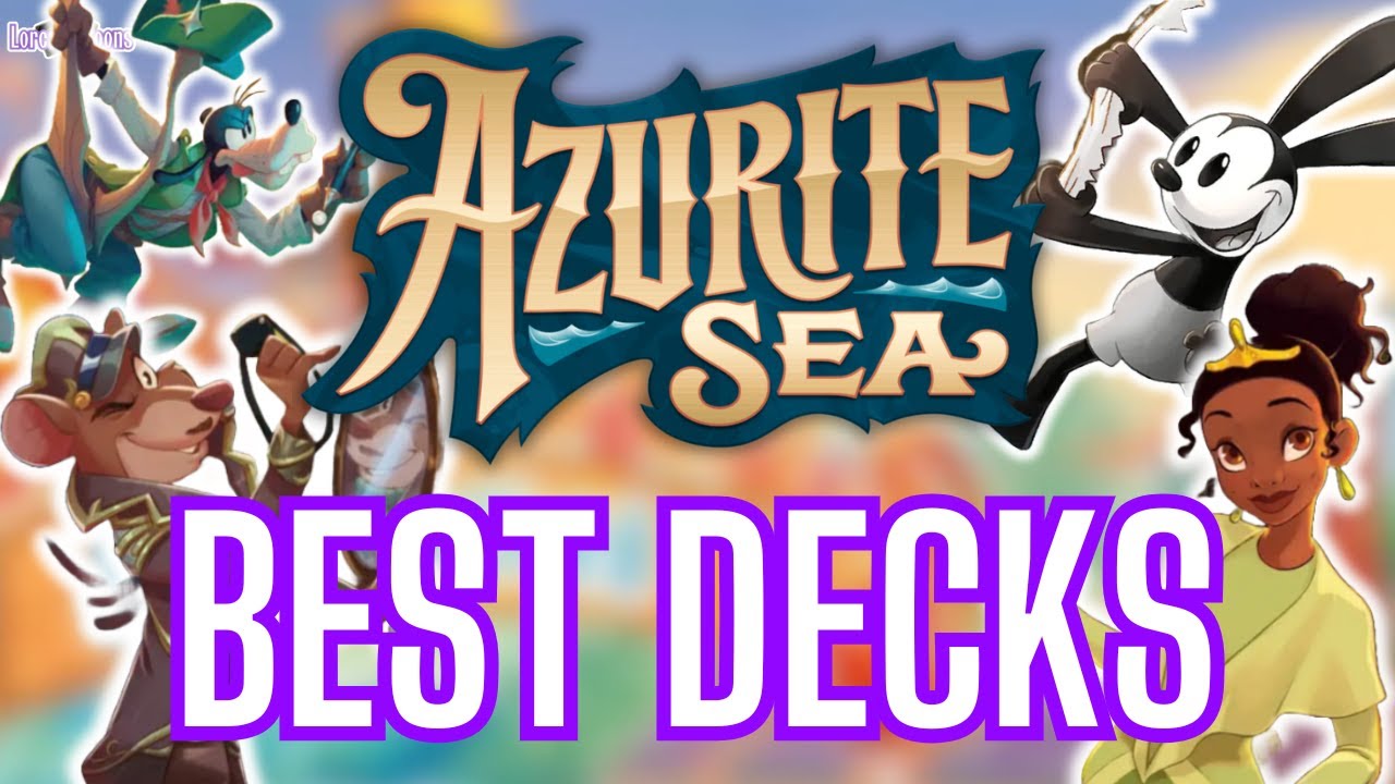 15 Decks To Prepare You For Azurite Sea Format (DISNEY LORCANA SET 6 META) - YouTube
