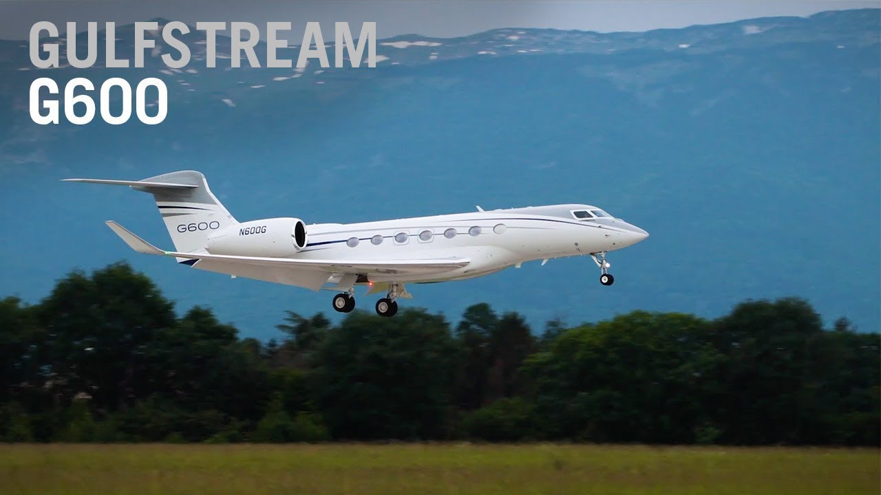 Gulfstream G600 Lands in Geneva, Making European Debut – AIN - YouTube