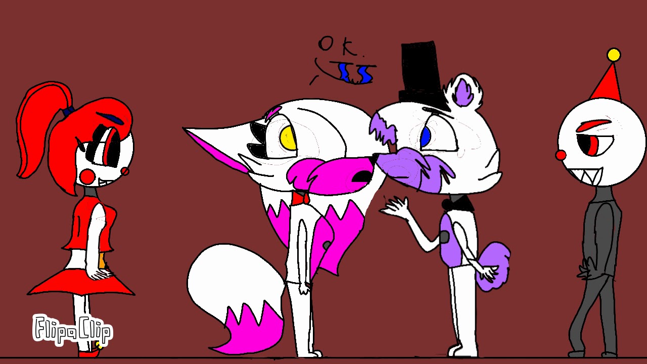 Ennard and baby did this ft foxy and ft freddy - YouTube