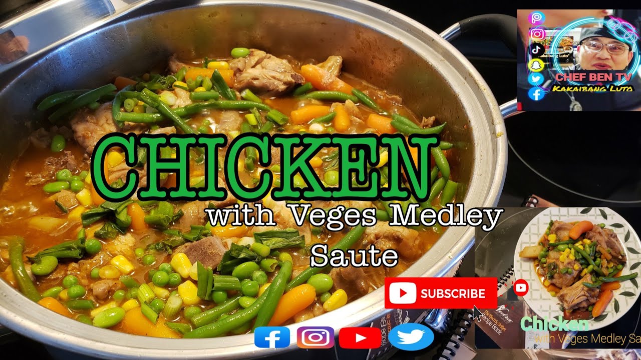 Chicken with Vegetable Medley Saute.... - YouTube