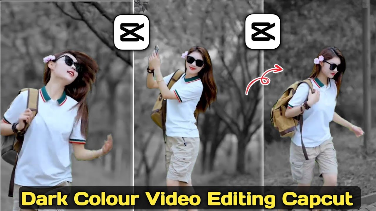 ☺️Dark Video Colour Grading In Capcut | Dark Effect Video Editing In Capcut | Capcut Black ...