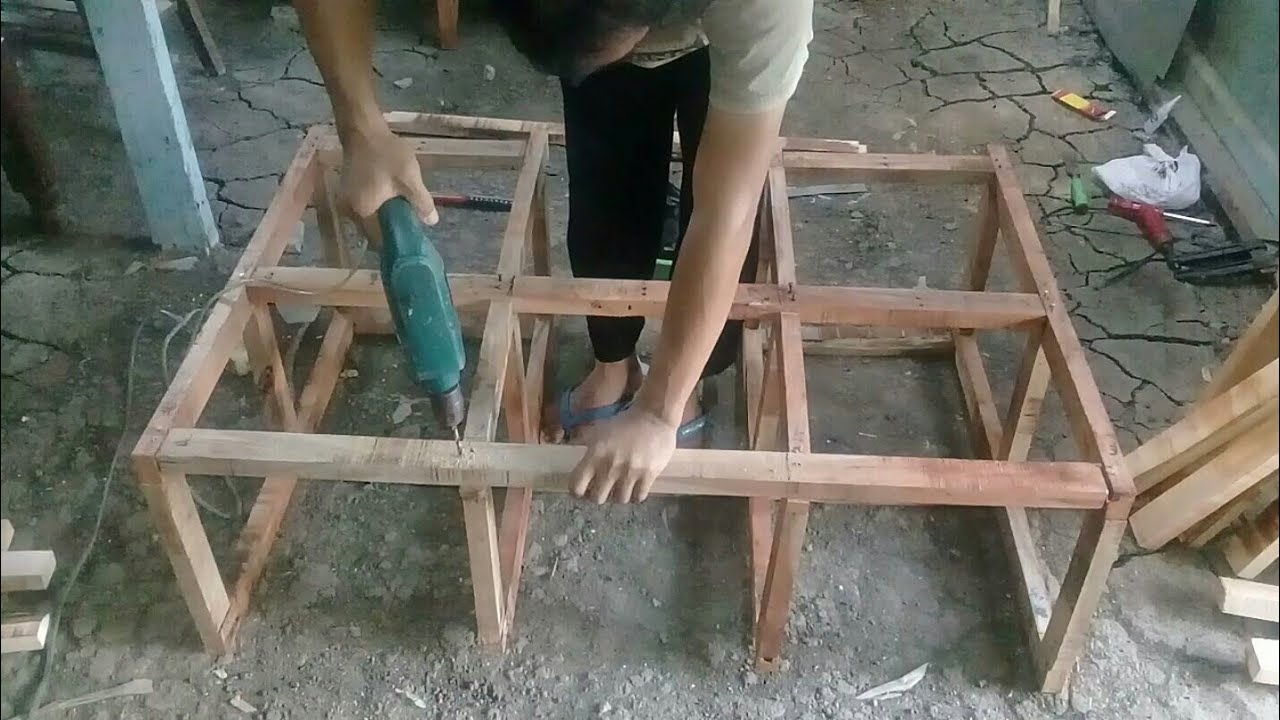 Cara Membuat Gerobak Motor Dari Kayu Youtube