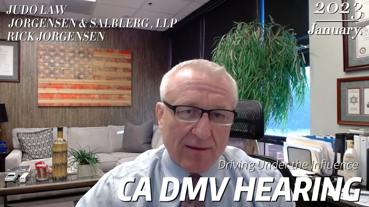 CA DMV DUI HEARING - YouTube