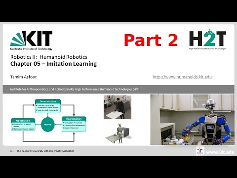 Robotics 2 - Chapter 5 - Imitation Learning (Part 2) - YouTube