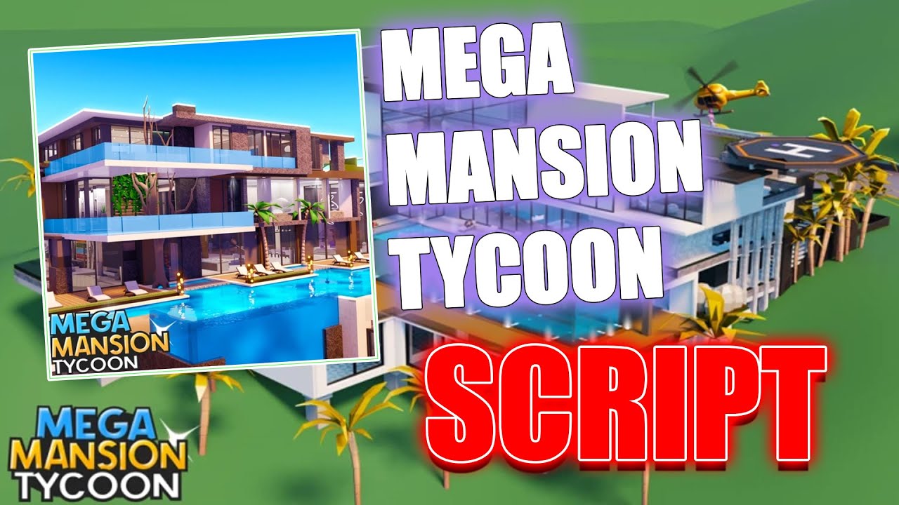 Mega Mansion Tycoon Script / Hack GUI | Auto Build, Auto Collect Cash, Auto Collect Candy *2025 ...