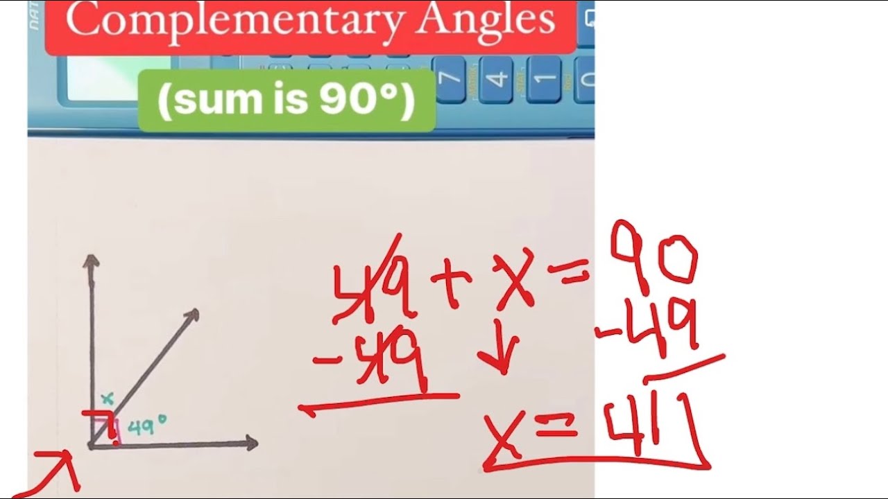 Complementary Angles - YouTube