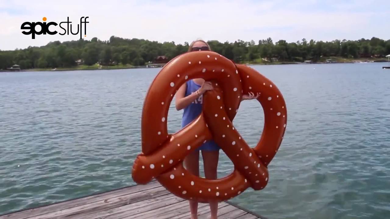 Giant Pretzel Float | Epic Stuff - YouTube
