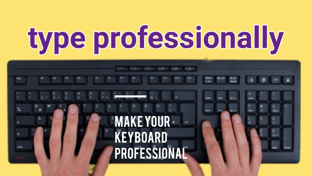 Professional typing with your own keyboard #keyboard#professional# ...