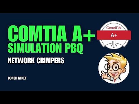 Network Crimpers - Simulation - PBQ - Drag and Drop - CompTIA A+ 220 - 1101 - YouTube