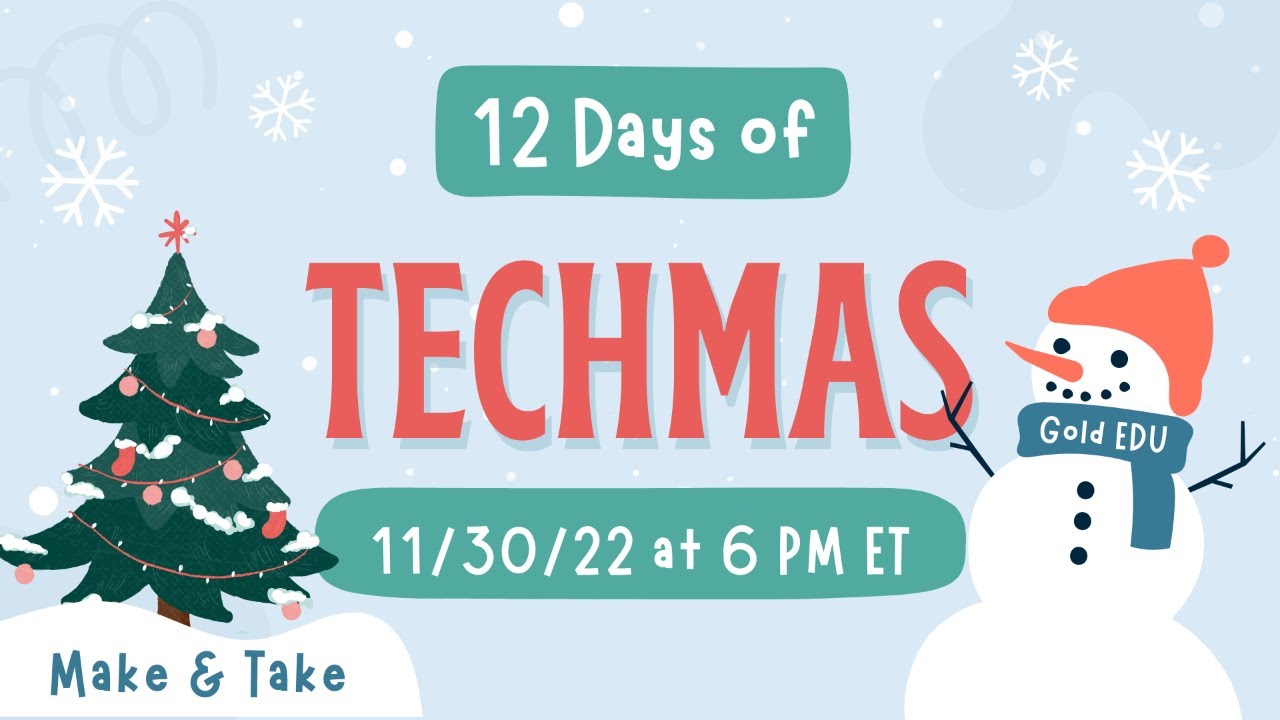12 days of Techmas- Make and Take - YouTube