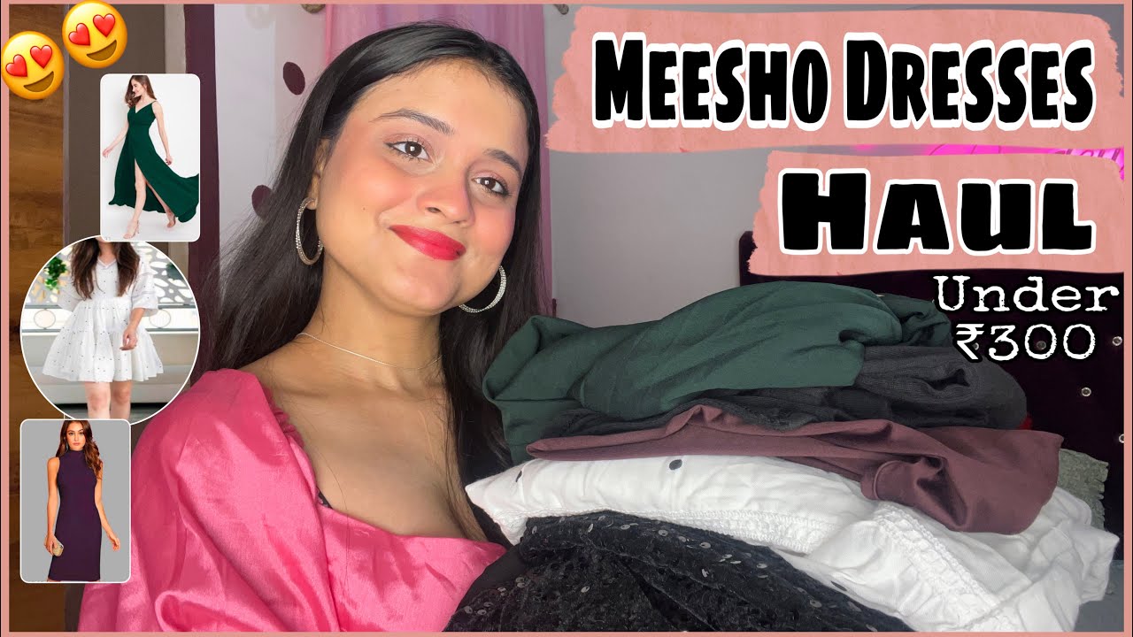 Meesho Haul |Meesho Trendy Dresses Try On Haul Under 300 Latest Haul# ...
