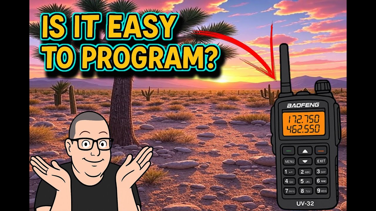 I Tried Programming the Baofeng UV-32 by Hand: Can You Really Master the Menus—or Is It Total ...