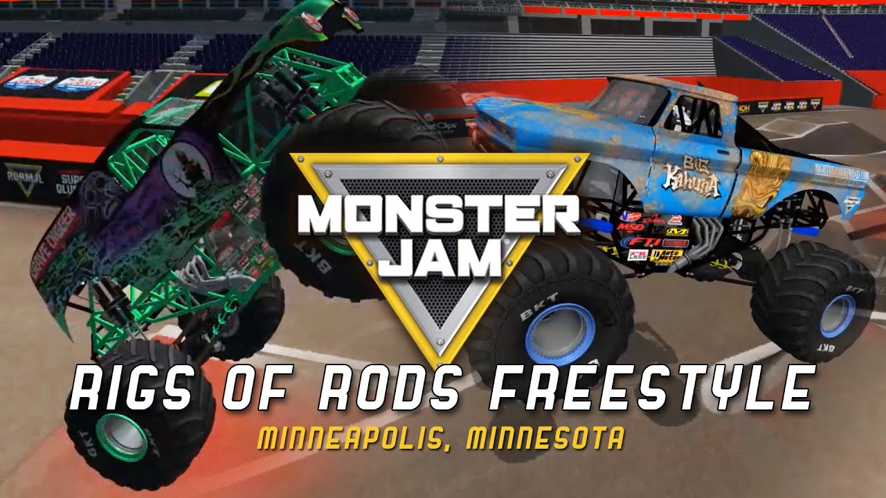 RIGS OF RODS - MONSTER JAM Freestyle 2022 Minneapolis - YouTube