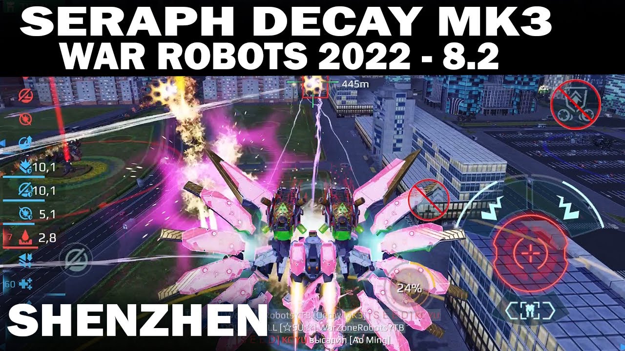SERAPH DECAY MK3 SHENZHEN WAR ROBOTS 2022 - 8.2 - YouTube