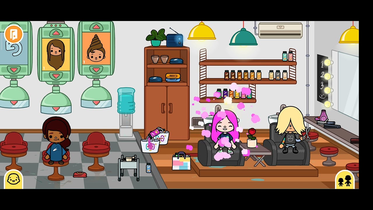 оцениваю цвета волос на себе в тока бока - YouTube