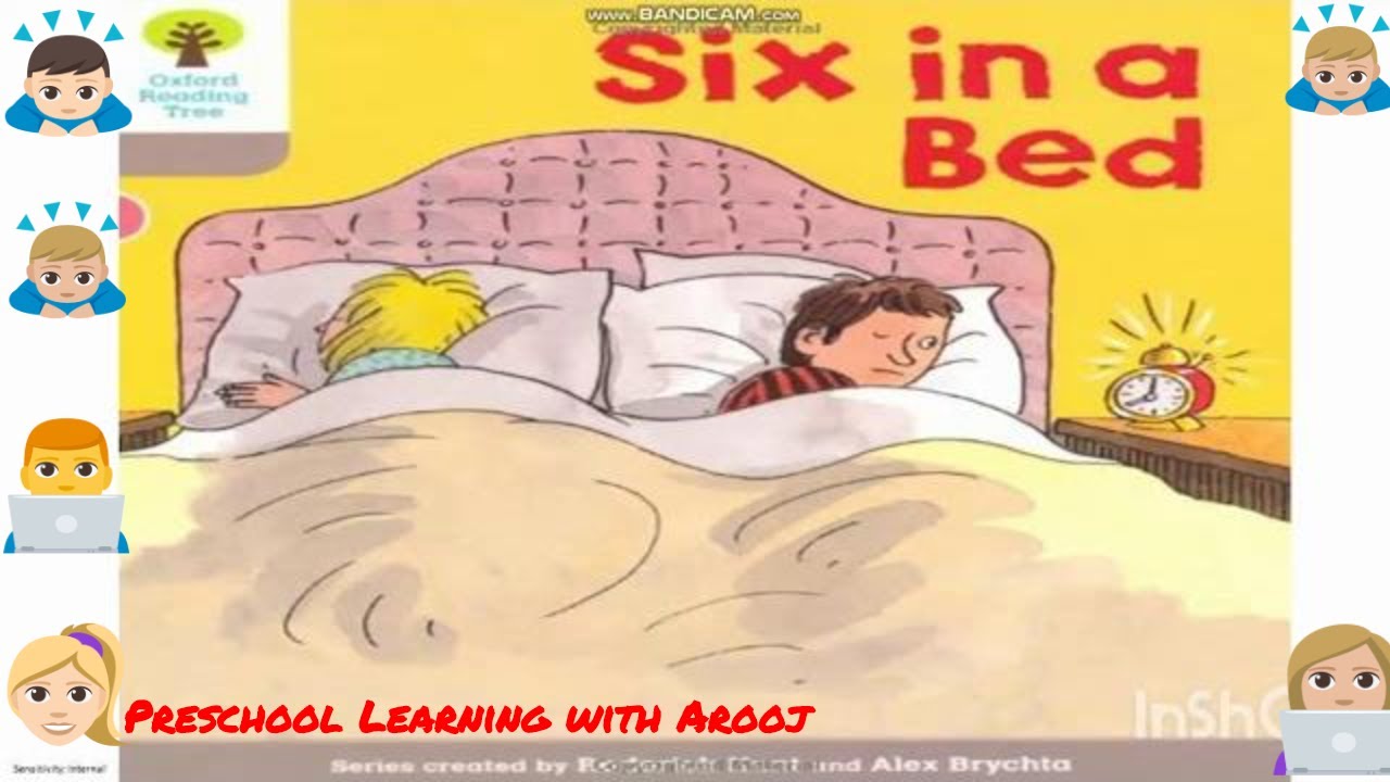 SIX IN THE BED | OXFORD ORT READER|OXFORD READING TREE | PRESCHOOL ...