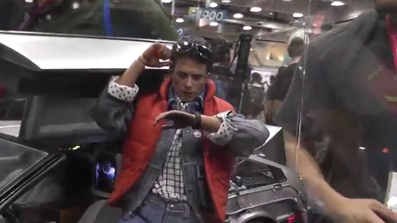HOT TOYS BACK TO THE FUTURE MARTY MCFLY AND DELOREAN TIME MACHINE 1/6 ...