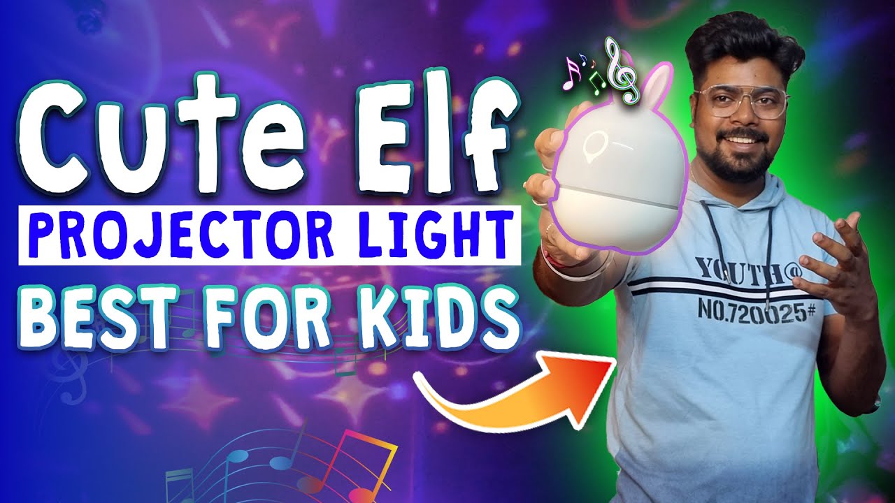 Cute Elf Projection Lamp For Kids Sensory Lights and Sounds ⭐🔥 | Galaxy ...