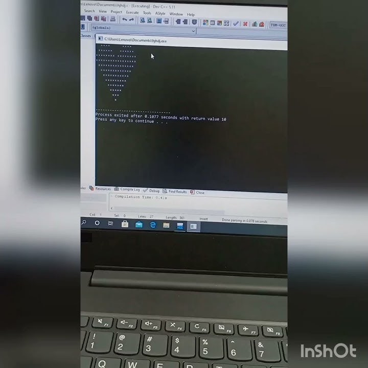 To print Heart using C programming #programming #cprogramming #print #love #youtubeshorts # ...