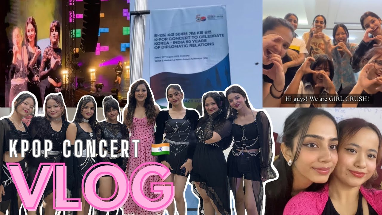 [VLOG] KPOP CONCERT IN INDIA 🇮🇳 | Meeting Neeti Mohan and MustB🧚🏻 💖 - YouTube